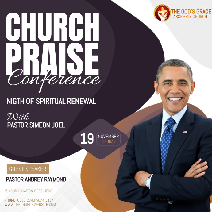 Church event Flyer template | PosterMyWall