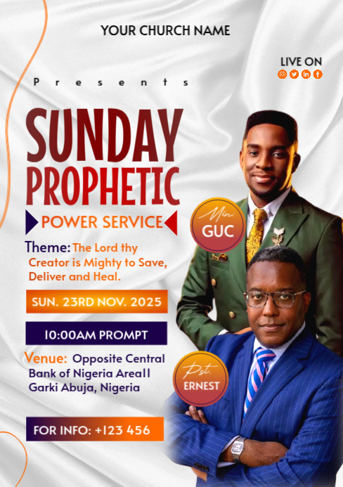 Church event flyer template | PosterMyWall