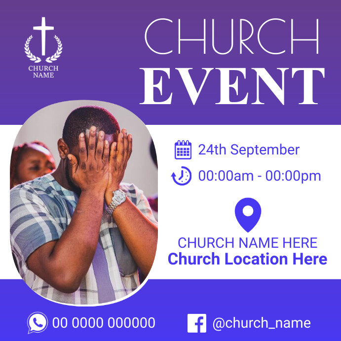 Church event flyers Template | PosterMyWall