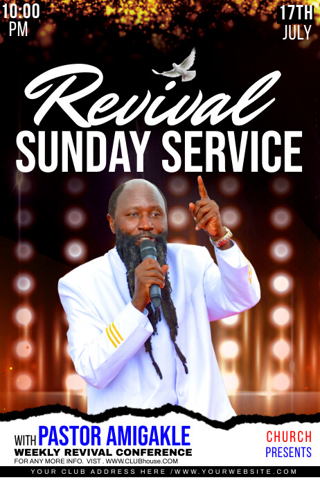 church event online ad Template | PosterMyWall