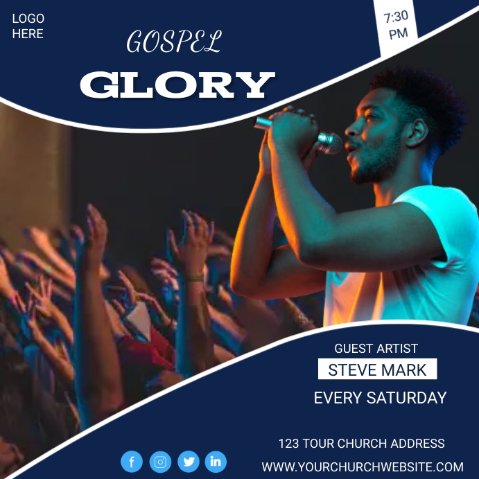 CHURCH EVENT POSTER (3) Template | PosterMyWall