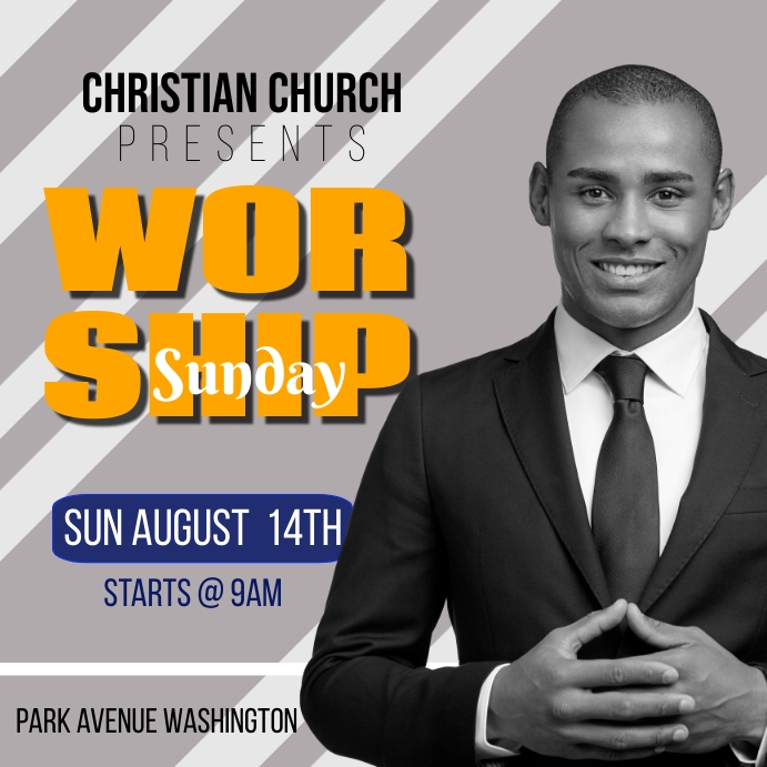 Church Event Poster template | PosterMyWall