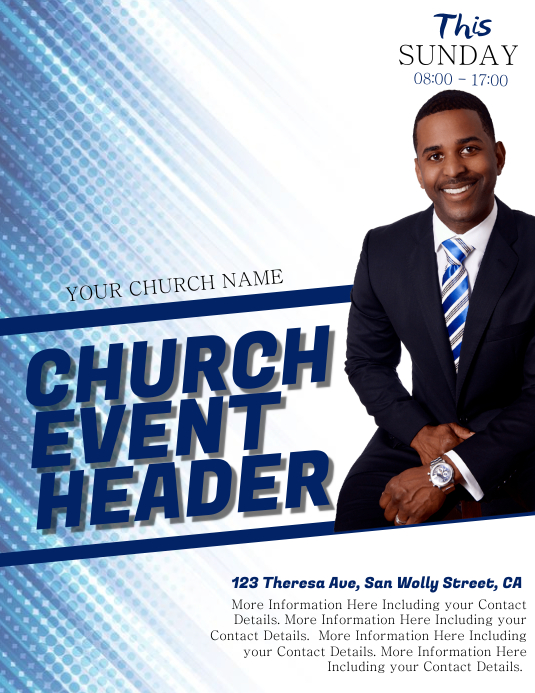 Church Event Service Sermon Flyer Template | PosterMyWall