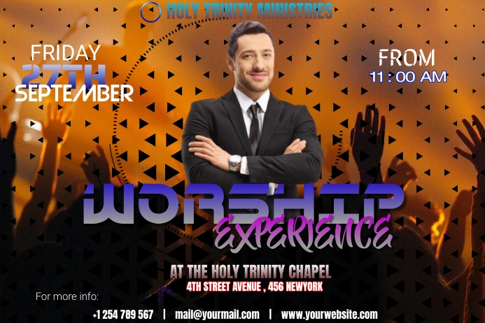 CHURCH EVENT TEMPLATE | PosterMyWall