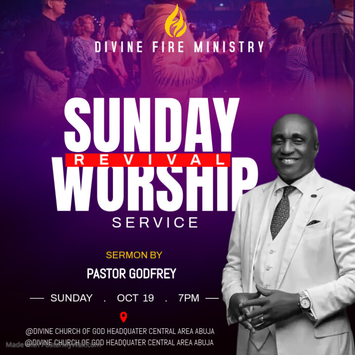 church event template | PosterMyWall