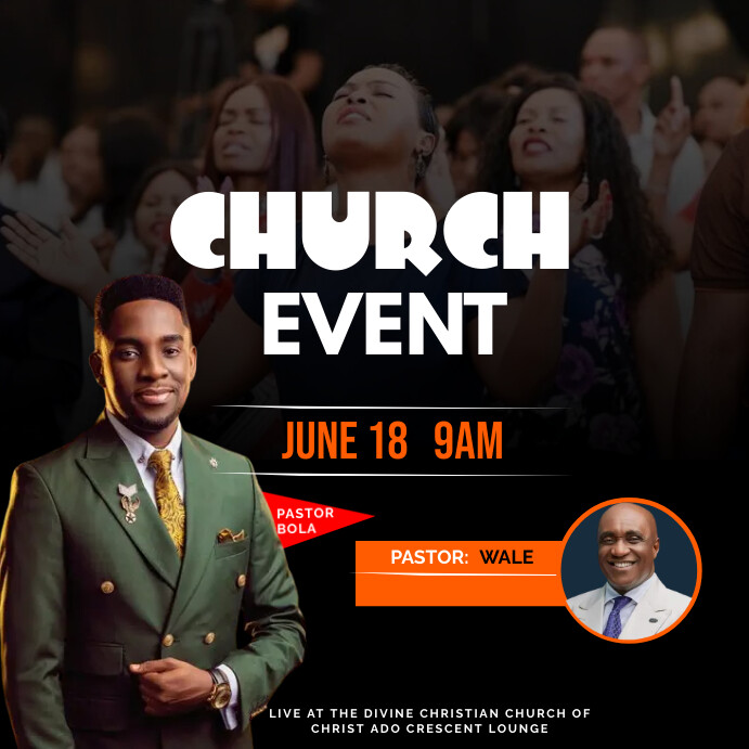Modèle church event template design | PosterMyWall