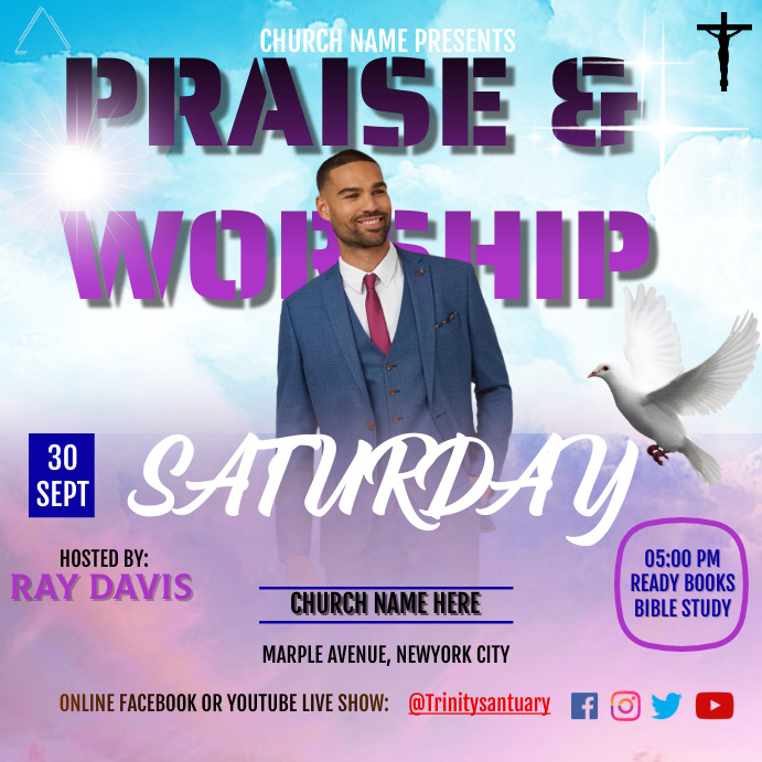 Copy of CHURCH EVENT TEMPLATE | PosterMyWall