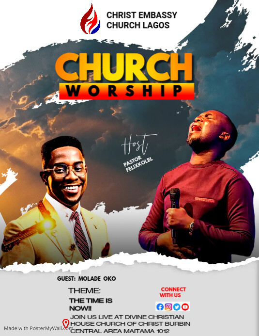 church event template flyer | PosterMyWall