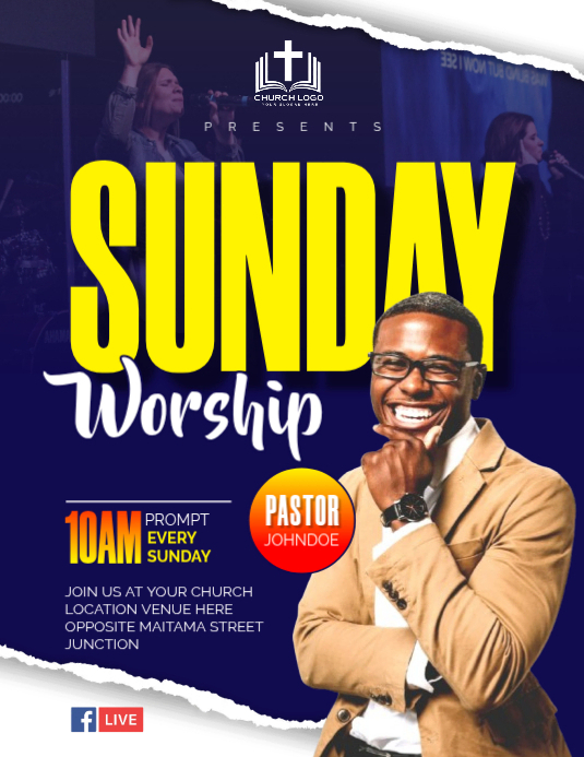 church event template flyer | PosterMyWall