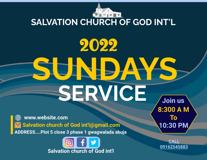 Church events (2) Template | PosterMyWall