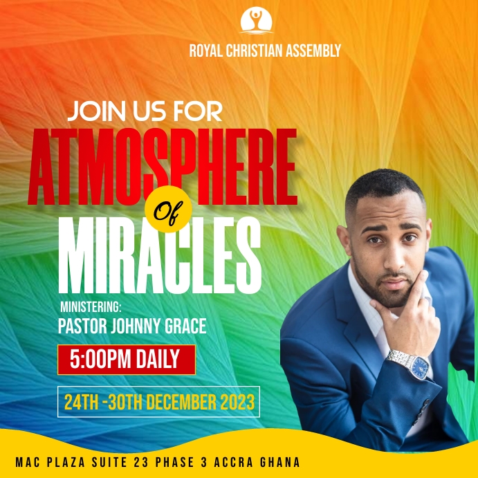 church events Template | PosterMyWall