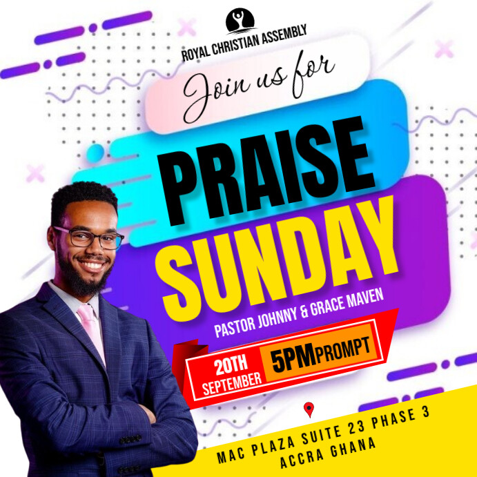 Church events Template | PosterMyWall