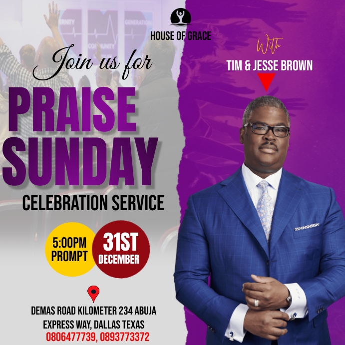 church events Template | PosterMyWall