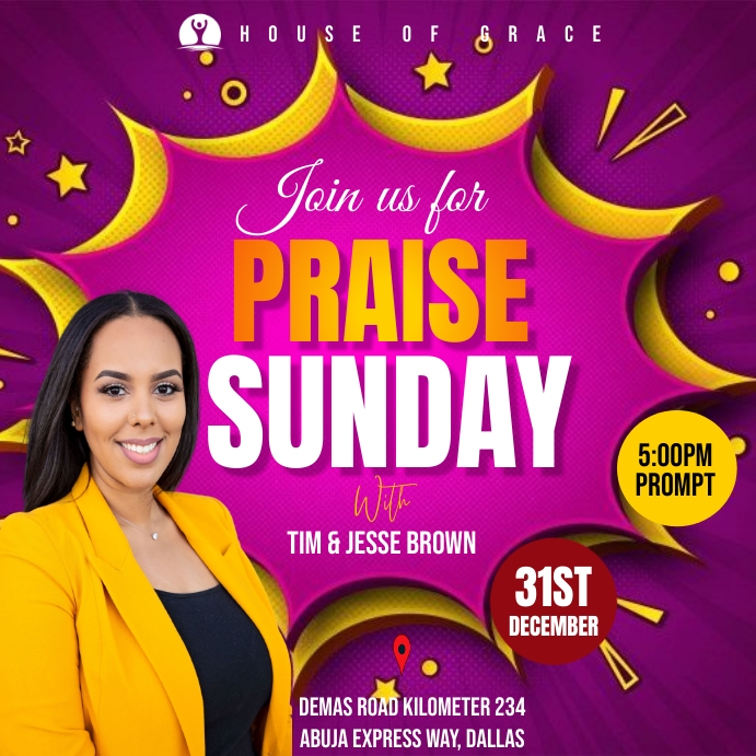 Church events Template | PosterMyWall