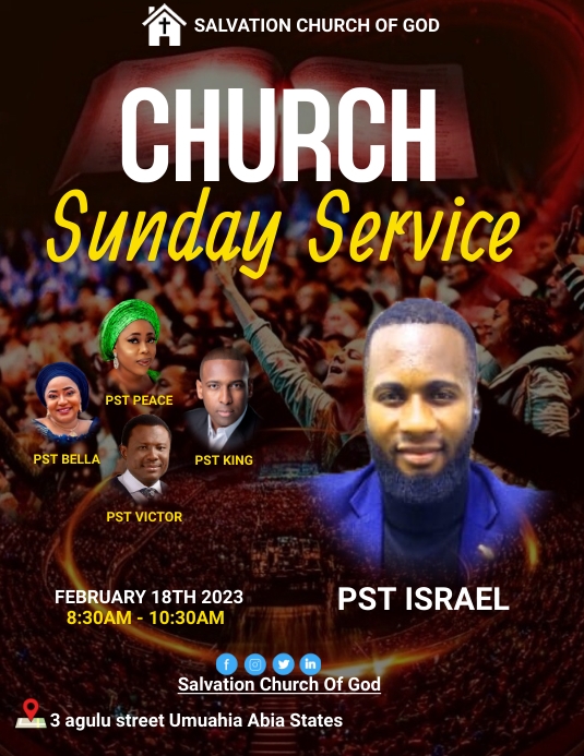 Copy of Church events | PosterMyWall