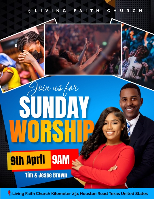 church events Template | PosterMyWall