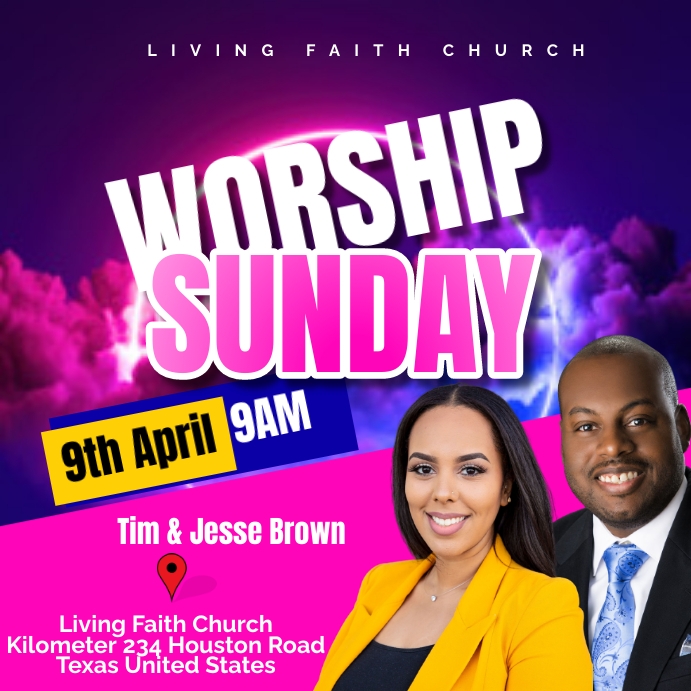 Copy of church events | PosterMyWall