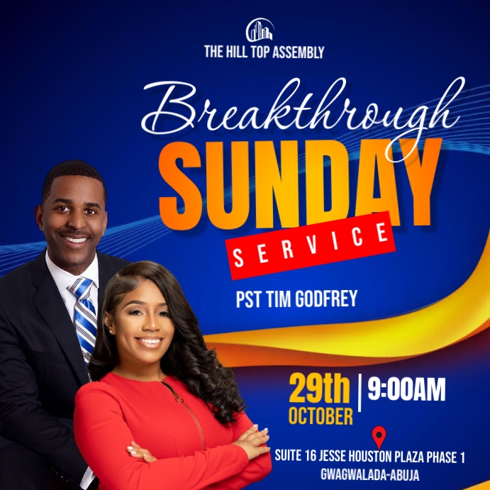 Church events flyer Template | PosterMyWall