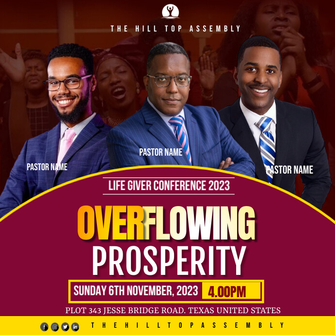 church events flyer Template | PosterMyWall