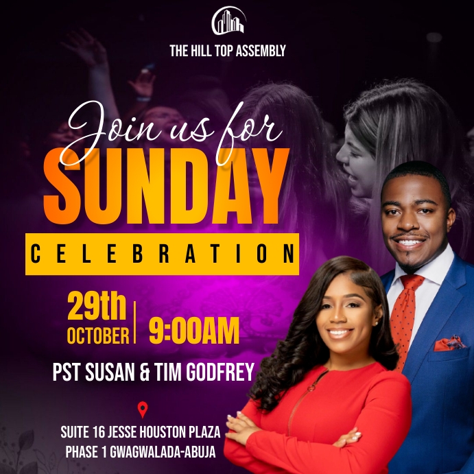 Church events flyer Template | PosterMyWall