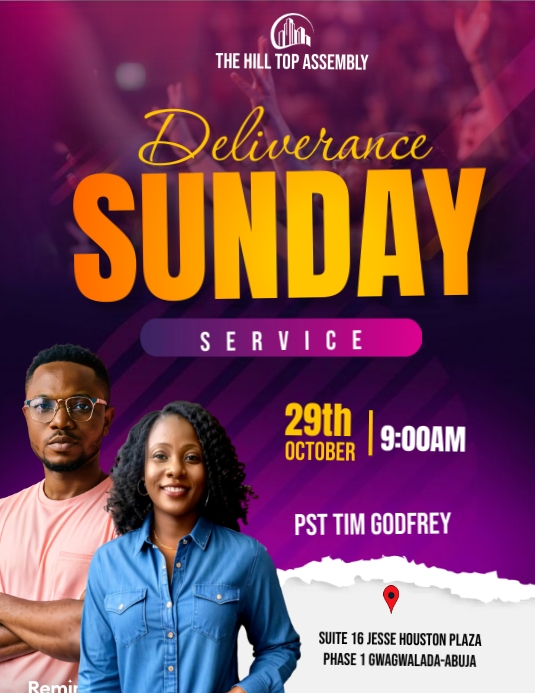 Church events flyer Template | PosterMyWall