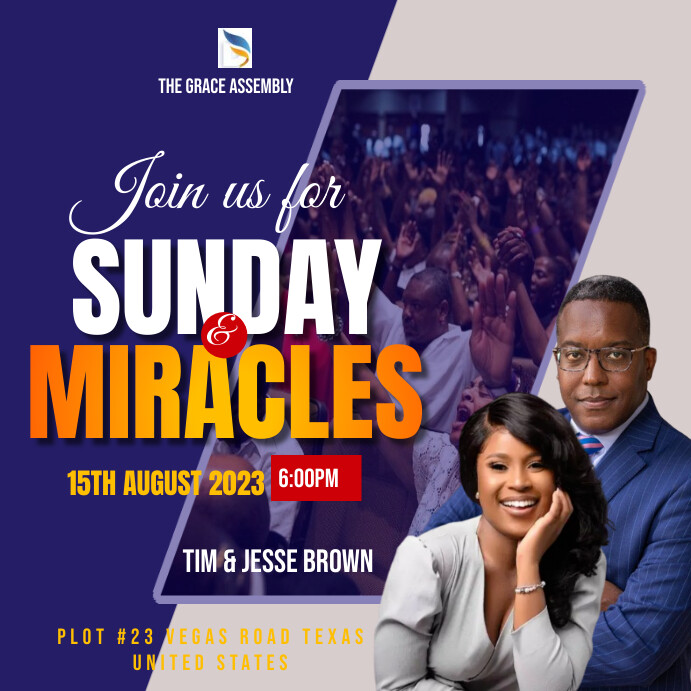 Church events flyer Template | PosterMyWall