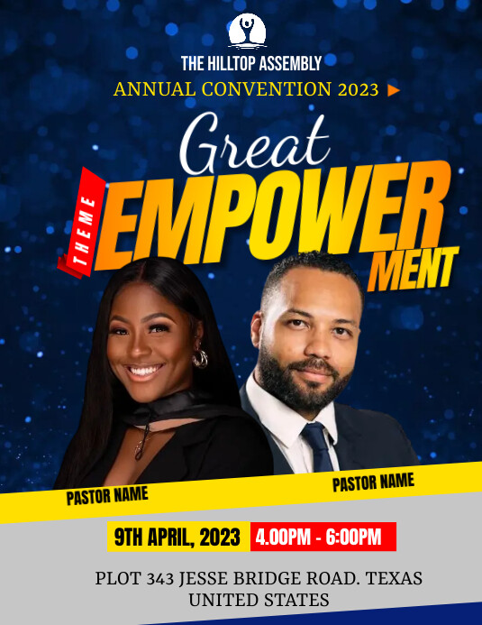 Church events flyer Template | PosterMyWall