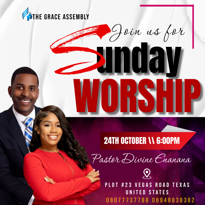 Church events flyer Template | PosterMyWall