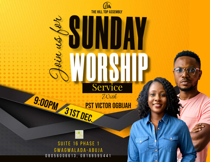 Plantilla de Church events flyer | PosterMyWall