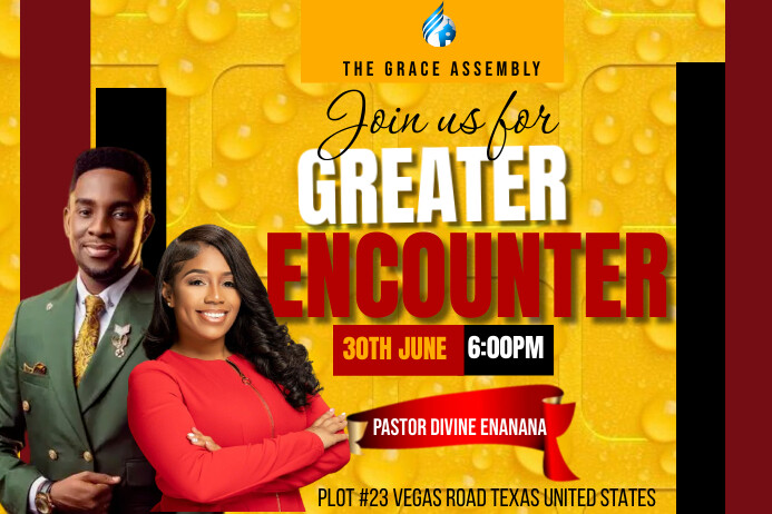 Plantilla de Church events flyer | PosterMyWall