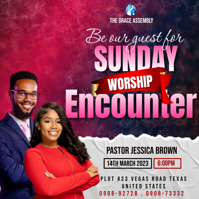 Church events flyer Template | PosterMyWall