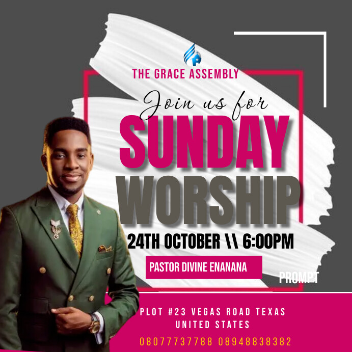 Modèle Church events flyer | PosterMyWall