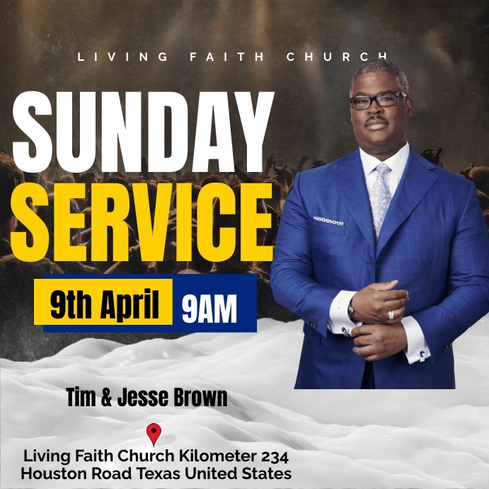 Church events flyer Template | PosterMyWall