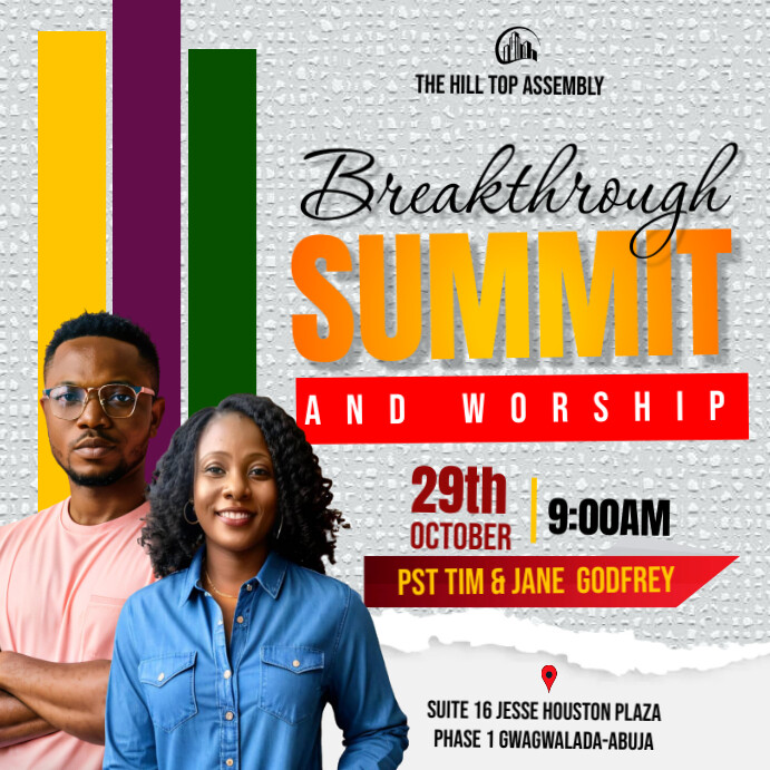 Church events flyer Template | PosterMyWall