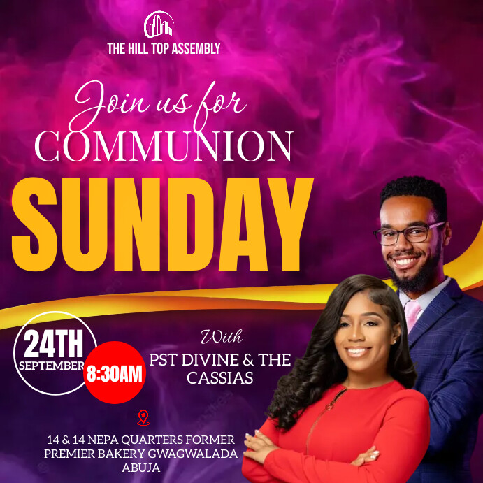 Church events flyer Template | PosterMyWall