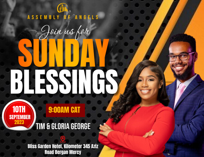 Church events flyer Template | PosterMyWall