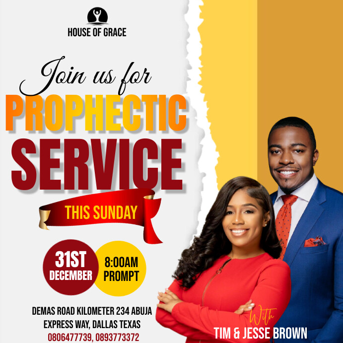 Plantilla de Church events flyer | PosterMyWall