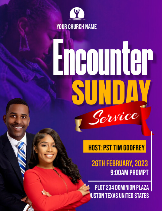 Church events flyer Template | PosterMyWall