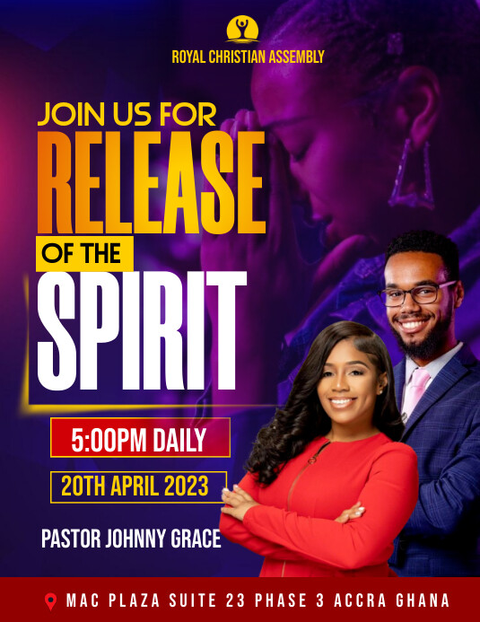 Plantilla de Church events flyer | PosterMyWall