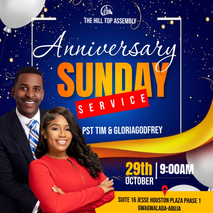 Church events flyer Template | PosterMyWall