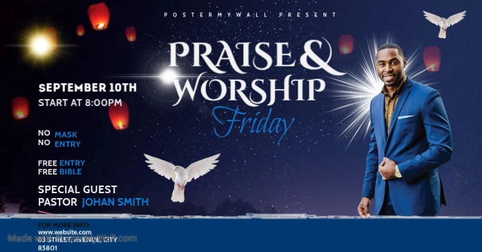 Church Facebook Ad Template | PosterMyWall