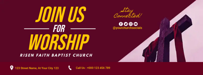 Copy of Church Facebook Cover (9) | PosterMyWall