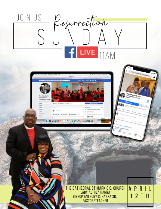 Copy of Church Facebook Live | PosterMyWall