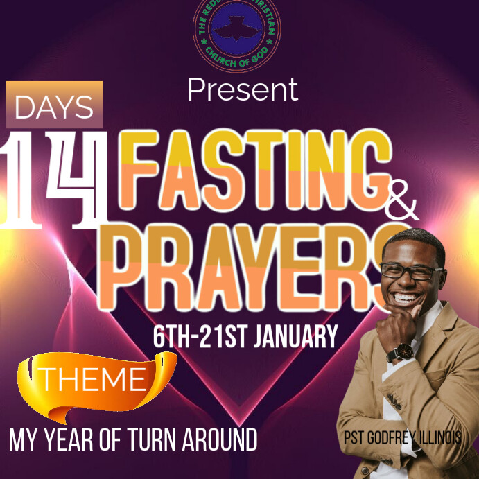Church/fasting and prayer Template | PosterMyWall