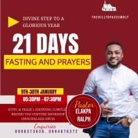 Church fasting and prayer flyer Template | PosterMyWall