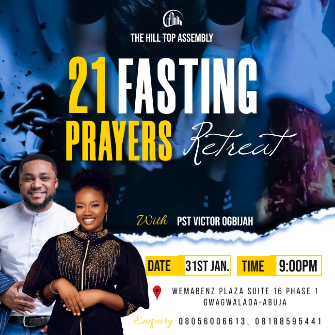 Church fasting Template | PosterMyWall