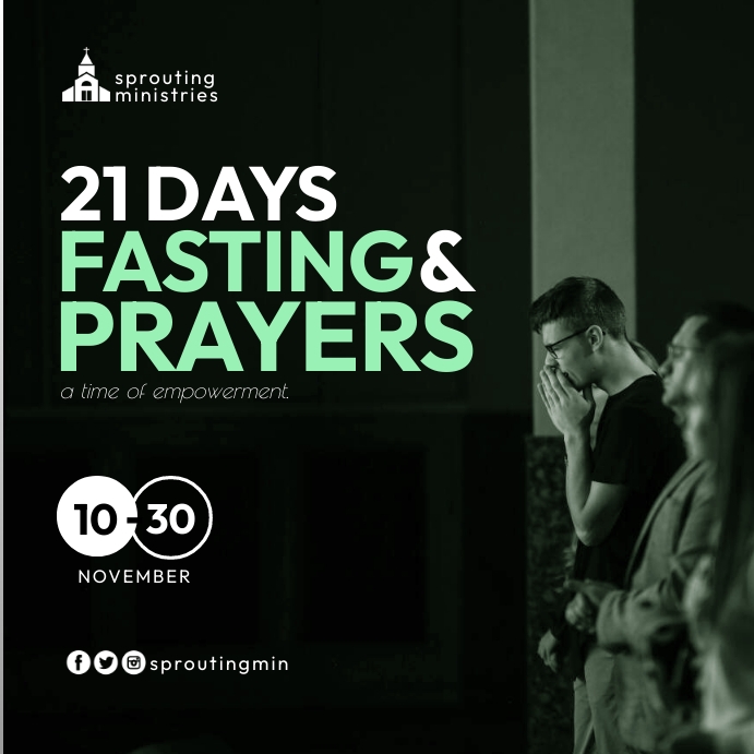 CHURCH FASTING FLYER Template | PosterMyWall