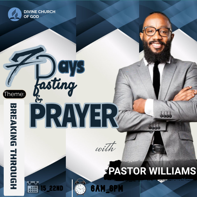 Copy of church fasting flyer | PosterMyWall