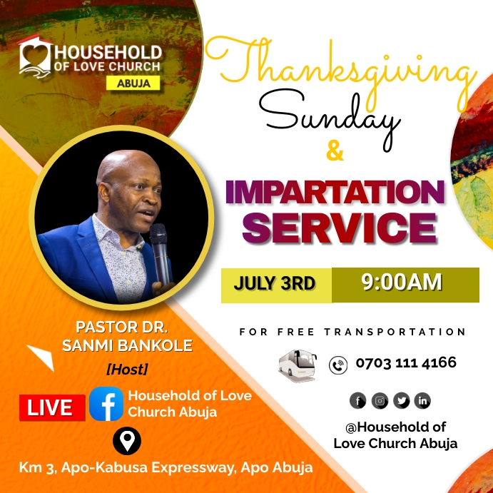 Church Father's Day service template | PosterMyWall