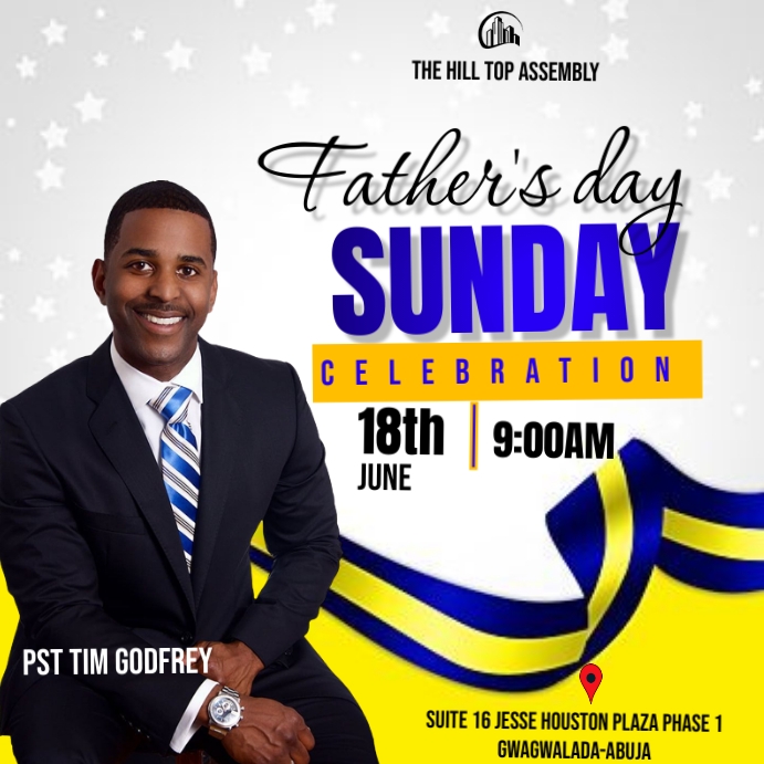 Plantilla de CHURCH FATHERS DAY | PosterMyWall